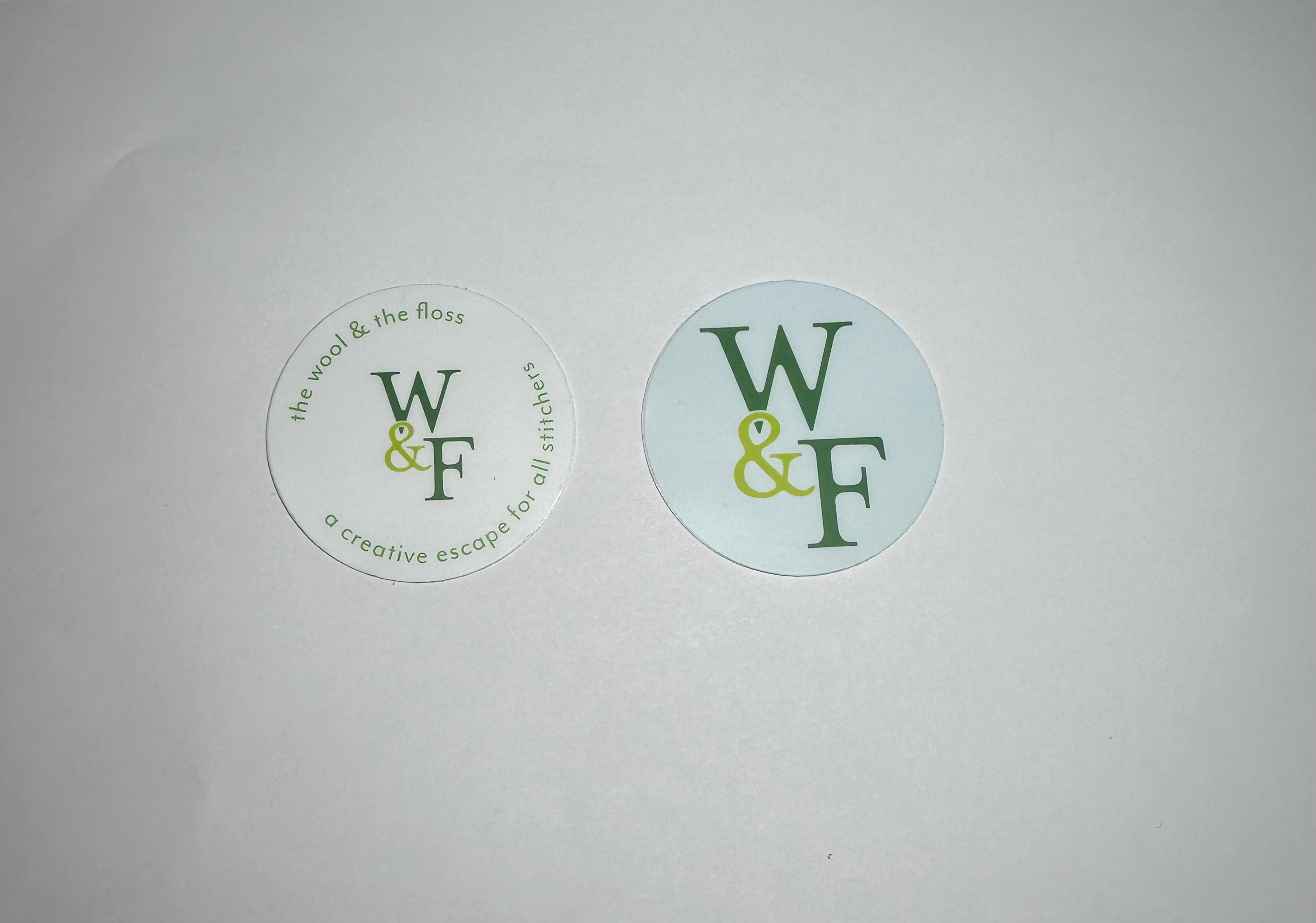 Wool & Floss Collectible Stickers - 2 to the set