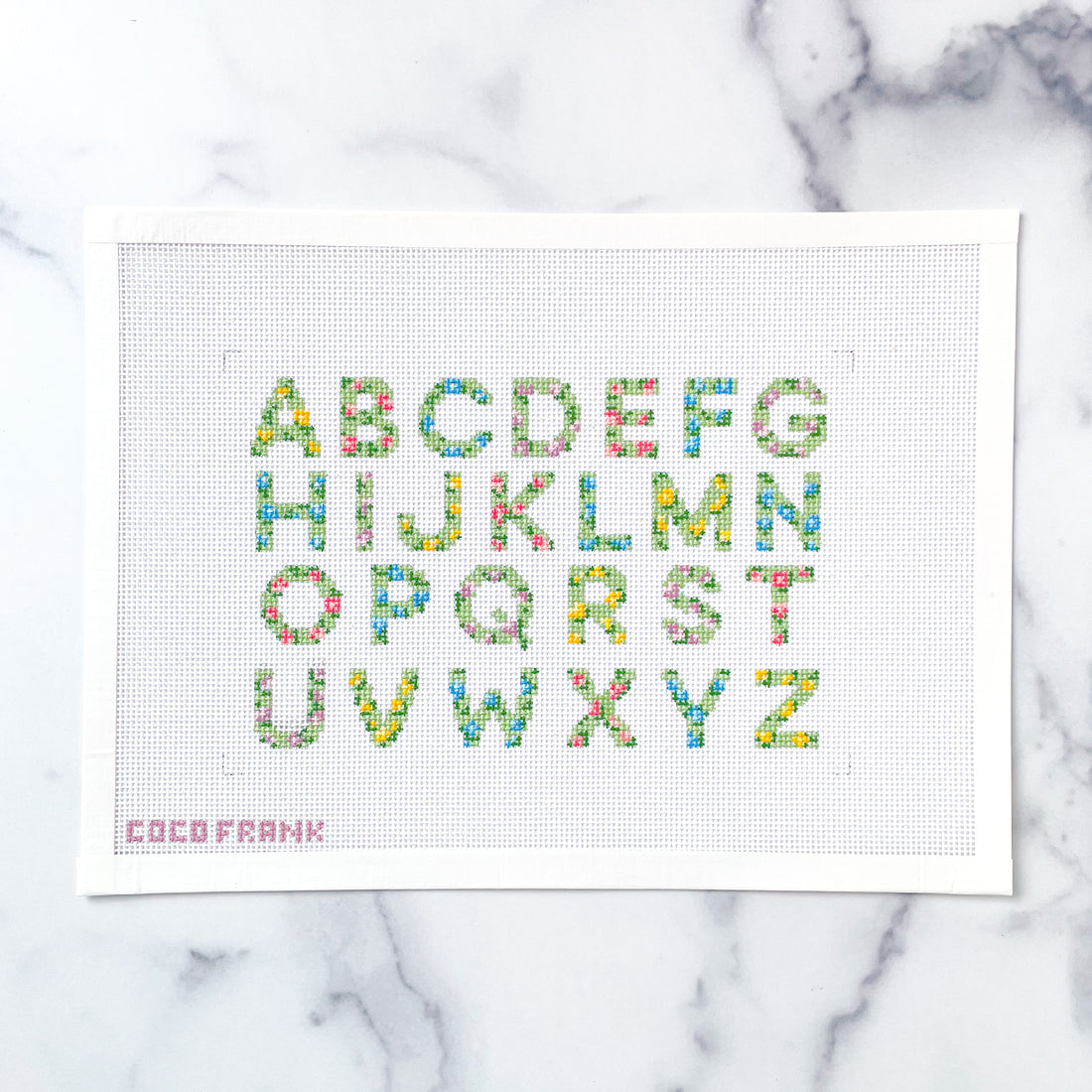 Floral Alphabet Sampler