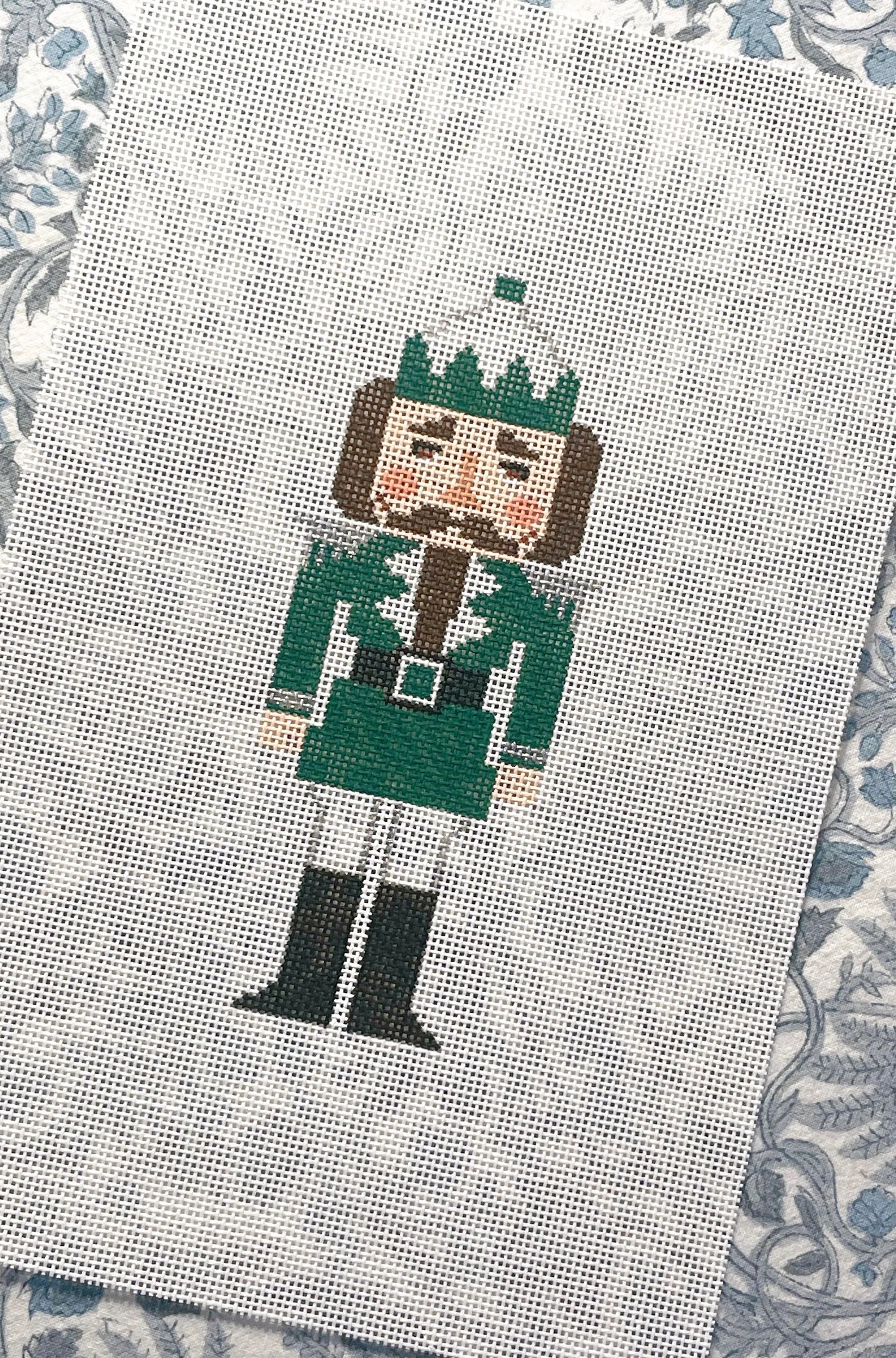 Green and White Michigan State Colors Nutcracker