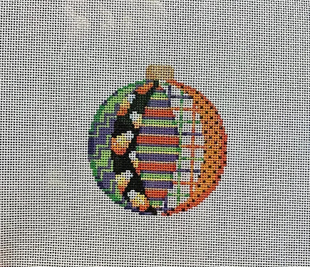 EE1207 Candy Patches Ball Ornament